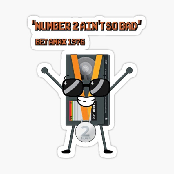 "Number 2 ain't so bad" Sticker by NenzBruh | Redbubble