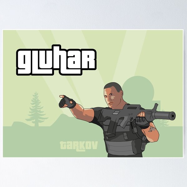 "Gluhar - Escape From Tarkov - GTA Style" Poster by Soronelite | Redbubble