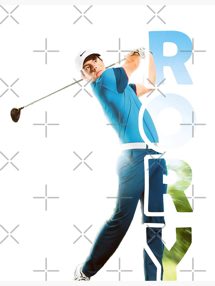 "Rory McIlroy hitting the Golf ball at Golf course" Sticker by ...