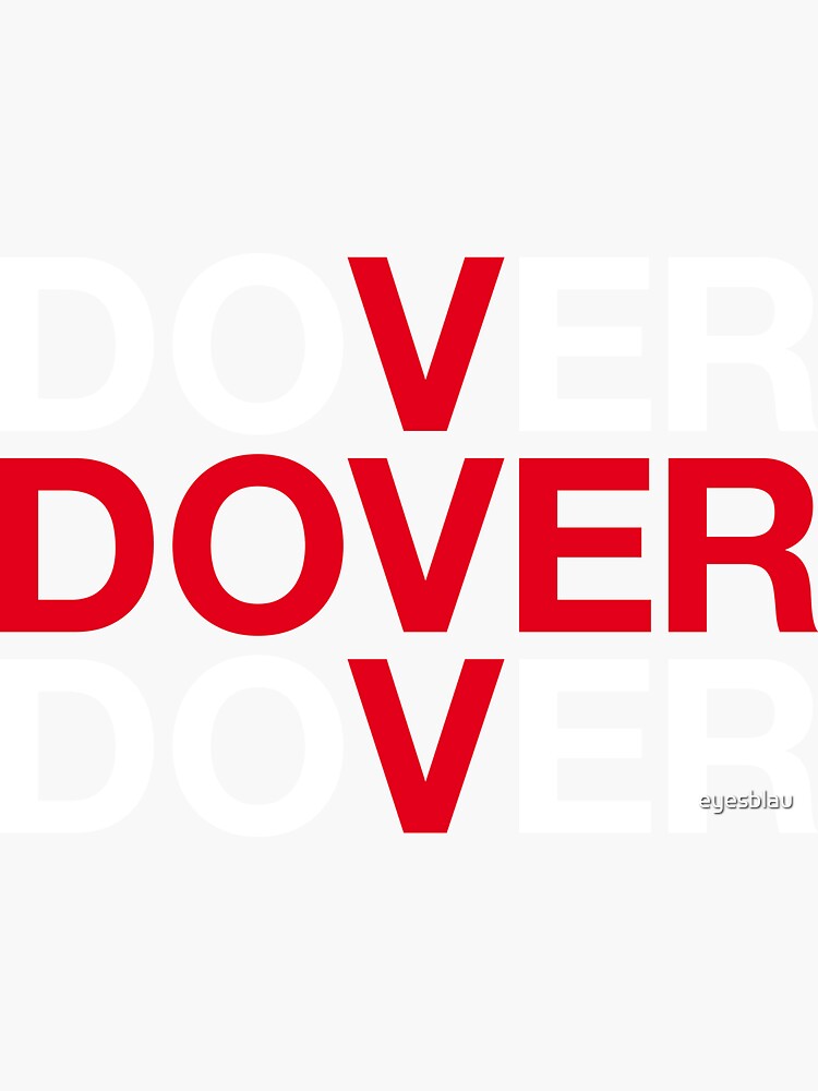 "DOVER Union Jack Flag" Sticker for Sale by eyesblau | Redbubble