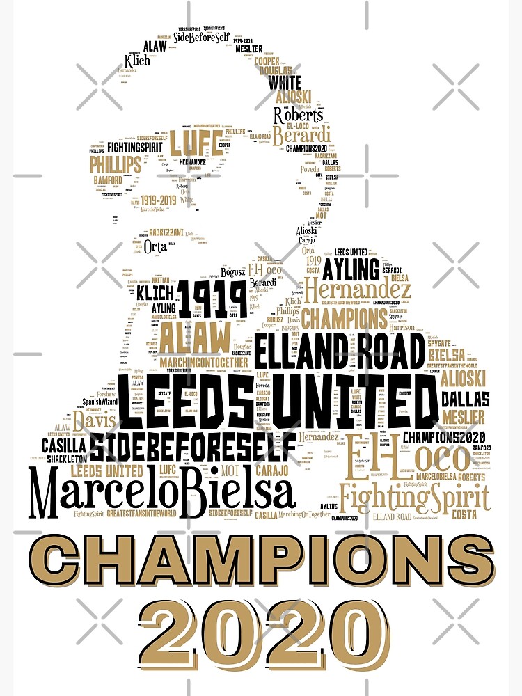 "LUFC CHAMPIONS 2020" Art Print by TheIcons | Redbubble