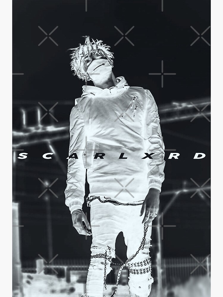 "SCARLXRD Black & White" Sticker by Kxwee | Redbubble