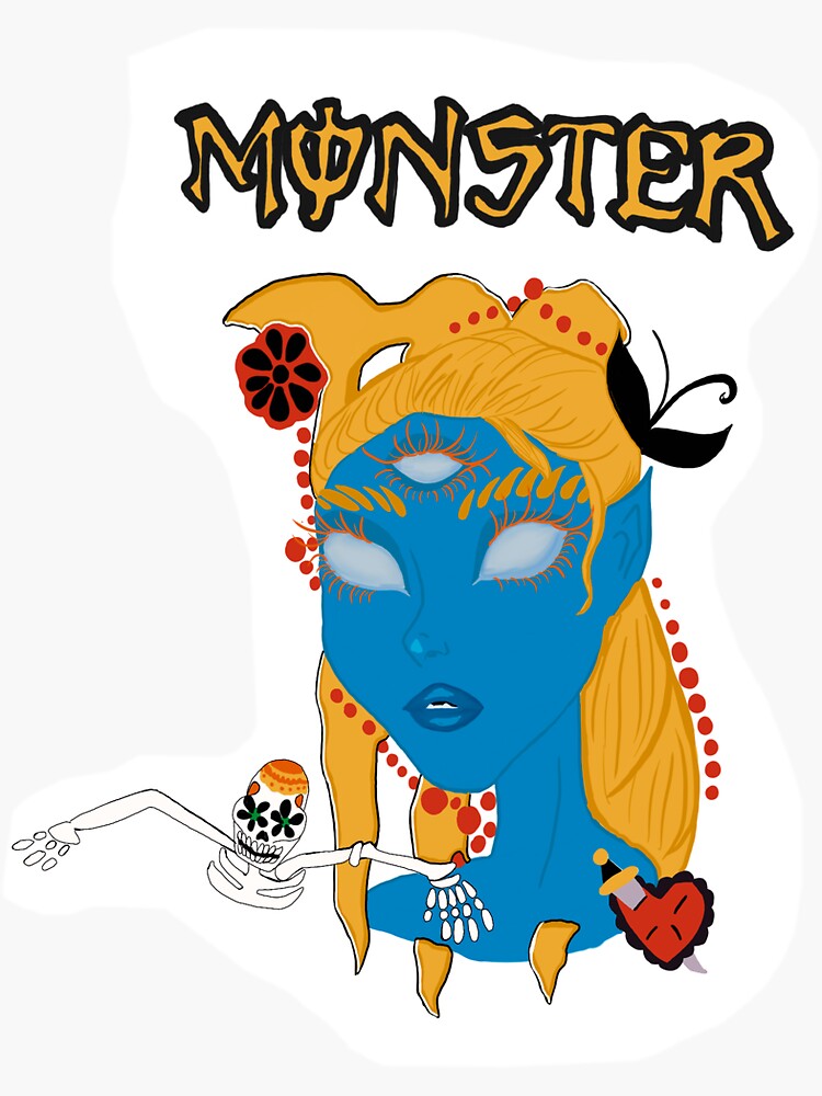 "Monster Mango Loco Character Sticker" Sticker for Sale by ctgalavotti ...