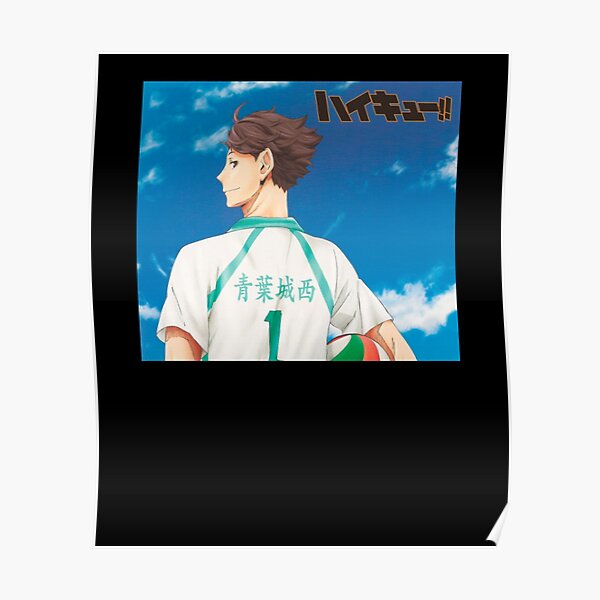 "oikawa tooru Haikyuu -" Poster for Sale by reevespetersen | Redbubble