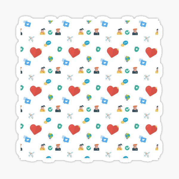 "Basic icons" Sticker for Sale by Randikasri34 | Redbubble