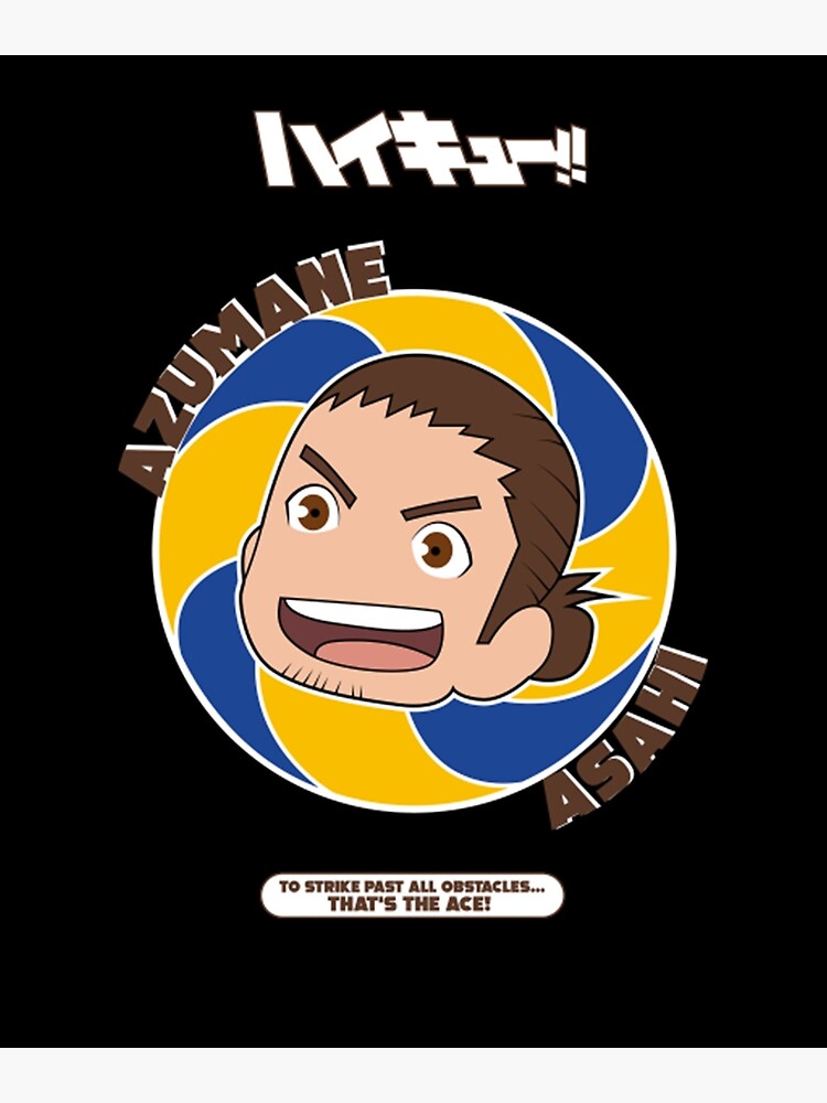 "HAIKYUU: AZUMANE ASAHI CHIBI Haikyuu -" Poster von reevespetersen ...