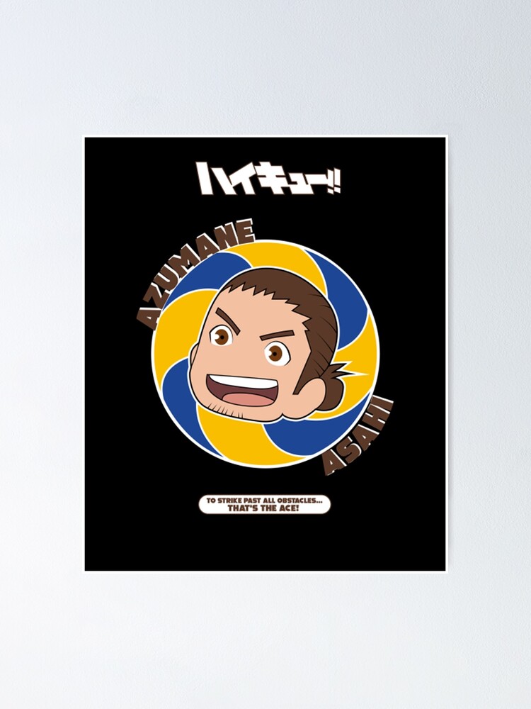"HAIKYUU: AZUMANE ASAHI CHIBI Haikyuu -" Poster von reevespetersen ...