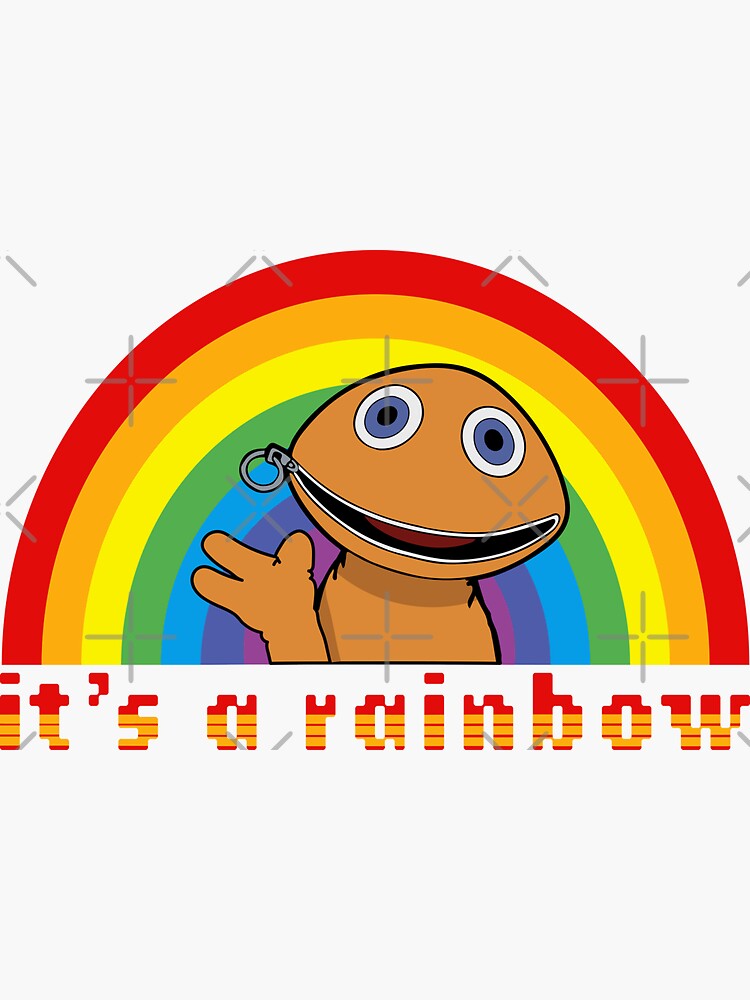 "zippy, its a rainbow" Sticker by StinkPad | Redbubble