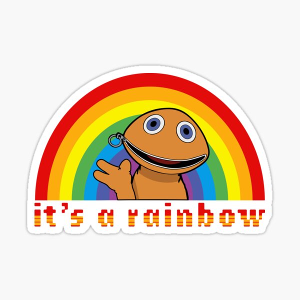 "zippy, its a rainbow" Sticker by StinkPad | Redbubble