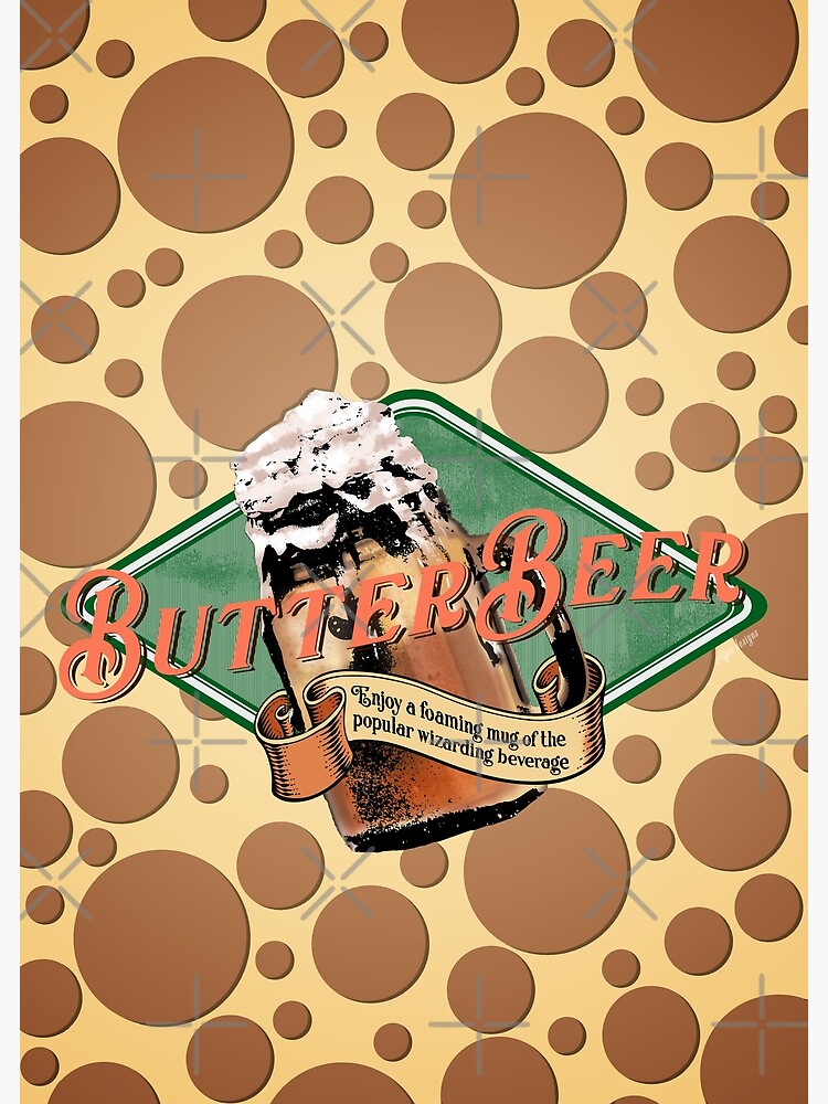"butterbeer vintage poster design" Poster by Afreenarts | Redbubble