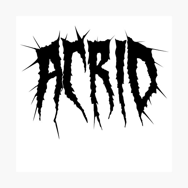 Acrid Gifts & Merchandise | Redbubble