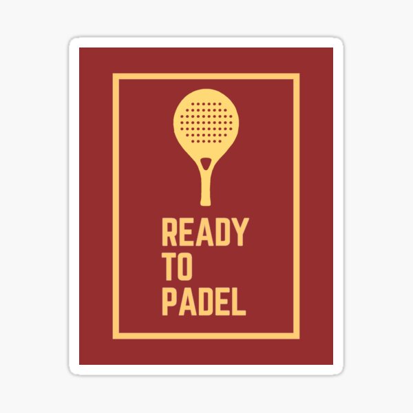 Padel Tennis Stickers | Redbubble