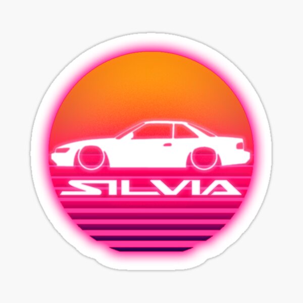 "Nissan Silvia S13 Outrun Emblem" Sticker for Sale by lithoman2 | Redbubble