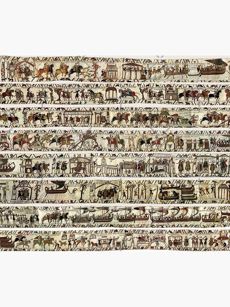 "THE BAYEUX TAPESTRY" Sticker for Sale by BulganLumini | Redbubble
