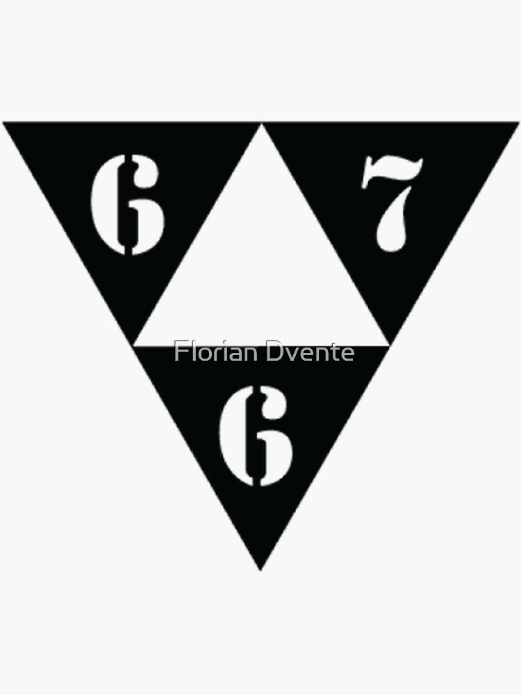 "667" Sticker for Sale by FlorianSplash | Redbubble