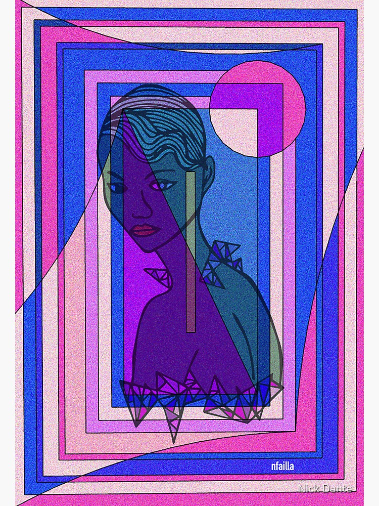 "self portrait" Sticker by dantefailla | Redbubble