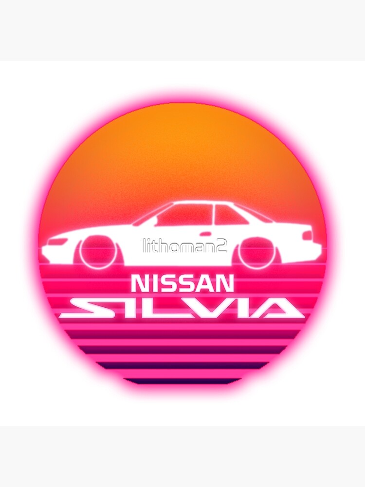 "Nissan Silvia S13 Outrun Emblem" Poster by lithoman2 | Redbubble