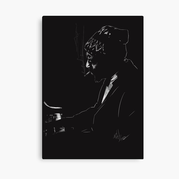 "Thelonious Monk" Canvas Print by JazzTheRipper | Redbubble