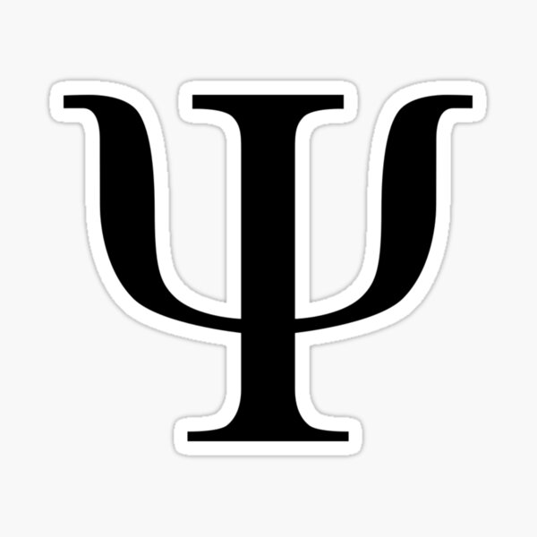 "Psi" Sticker for Sale by Mavy-liz | Redbubble