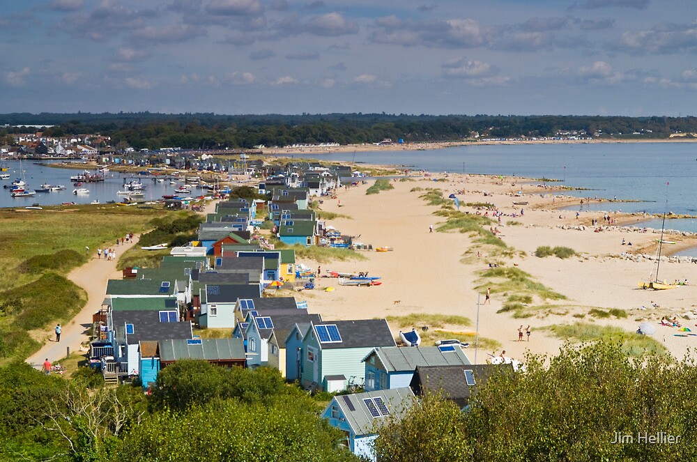 "Mudeford sand spit" by Jim Hellier | Redbubble