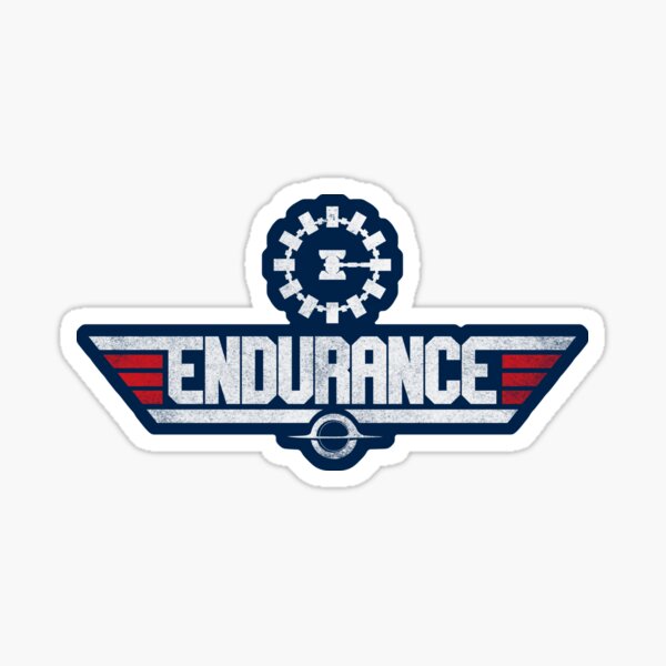 "Endurance Top Gun" Sticker for Sale by sebisghosts | Redbubble