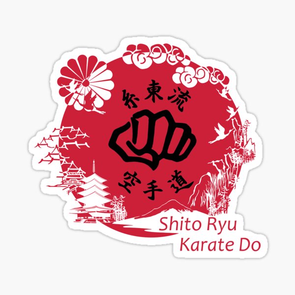 "Shito Ryu Karate Do elements" Sticker for Sale by Zanshin-Art | Redbubble