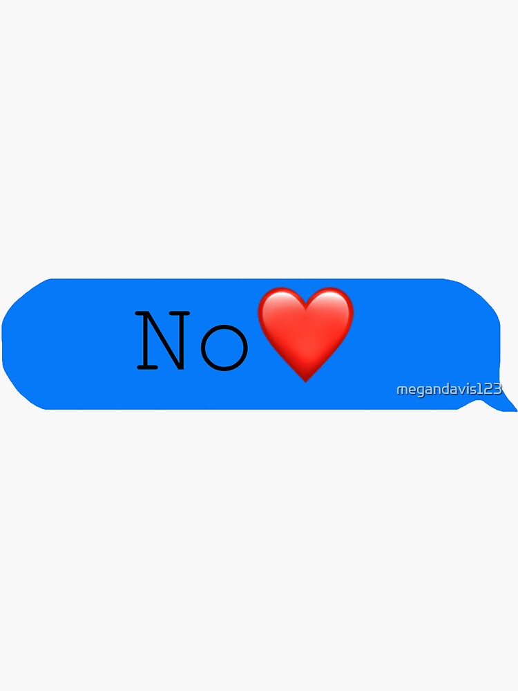 "No Sticker" Sticker for Sale by megandavis123 | Redbubble