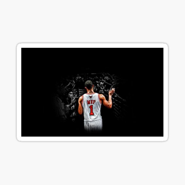"Derrick Rose Wallpaper" Sticker for Sale by irenakristin | Redbubble