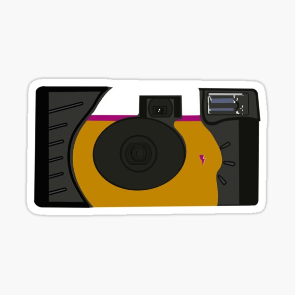 "Disposable camera" Sticker by quinnhealy69 | Redbubble