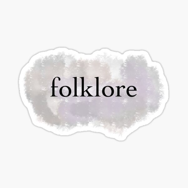 "Folklore gray watercolour" Sticker for Sale by beccacook1 | Redbubble