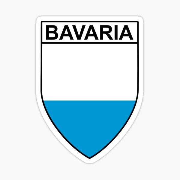 "Bavarian Flag Gifts, Stickers & Products (GF)" Sticker by mpodger ...