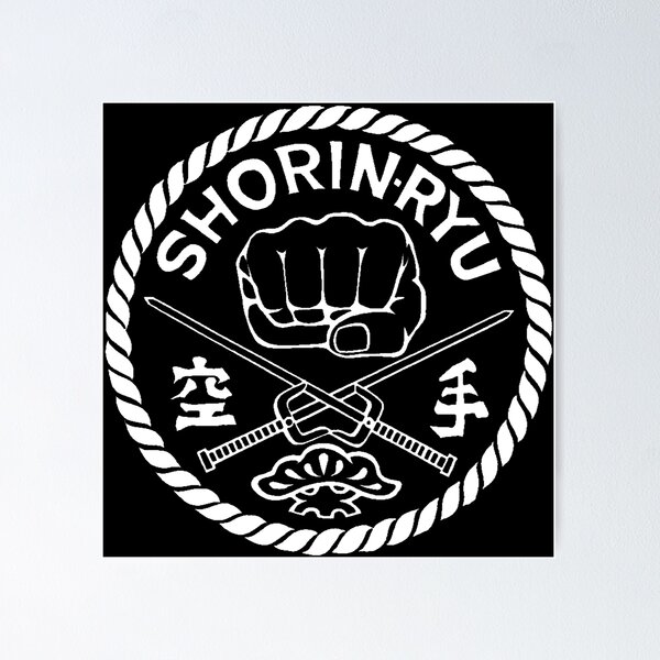 "Traditional Shorin Ryu Karate Emblem" Poster for Sale by Zanshin-Art ...