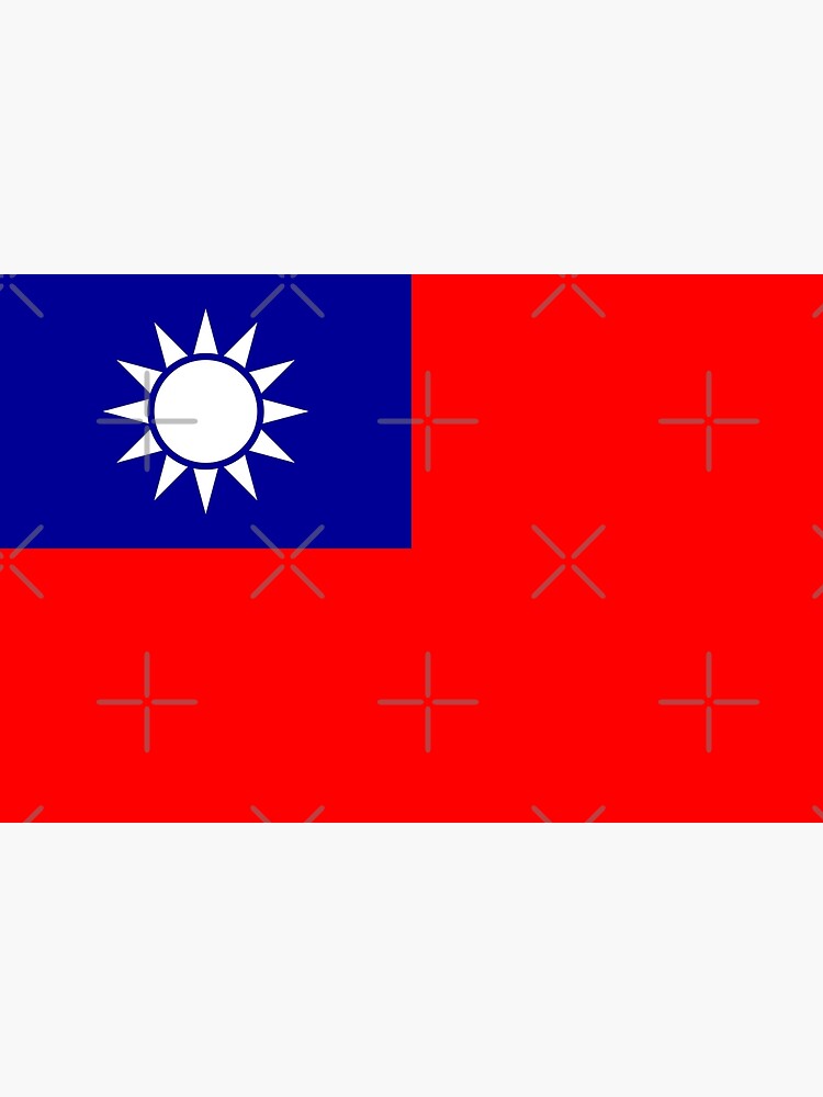 "Republic of China Flag - ROC (Taiwan) - Free China" Poster by ...