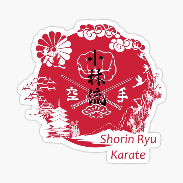 "Shorin Ryu Karate Elements" Sticker by Zanshin-Art | Redbubble