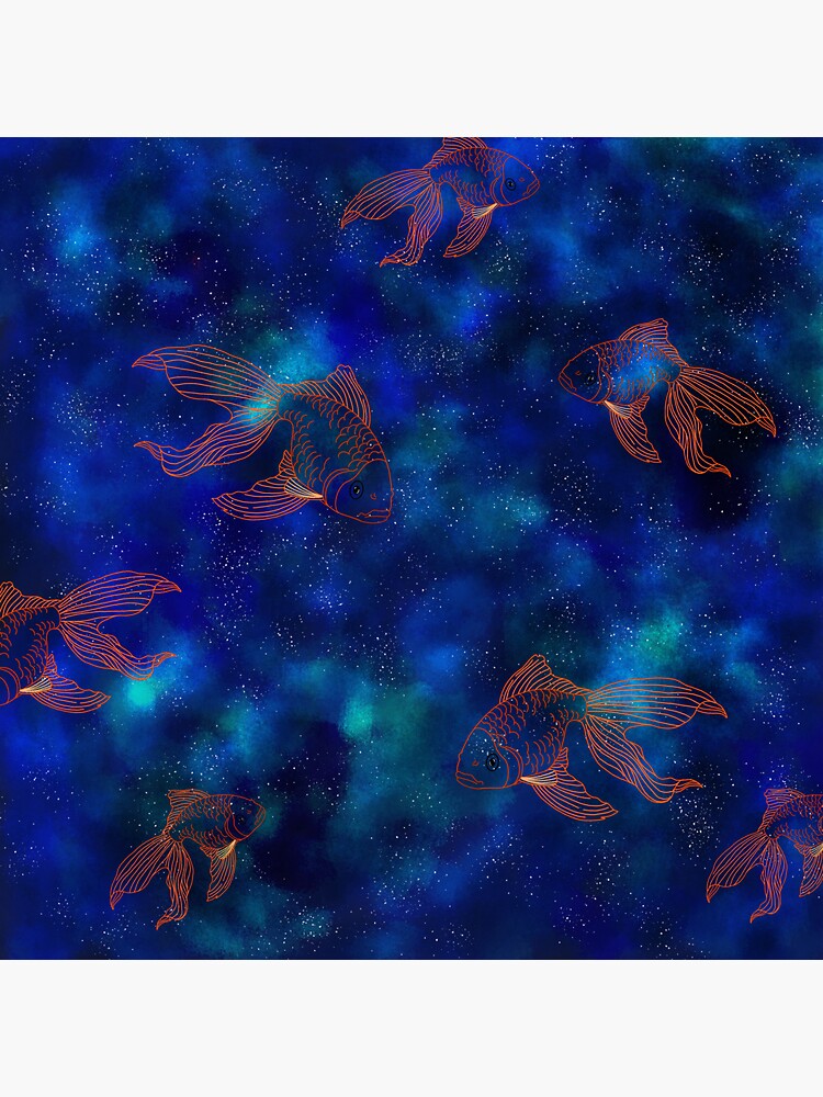 "Space Fish" Sticker by ProffYaffle | Redbubble