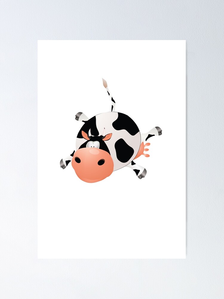 "cute Strawberry Cow fall ,Strawberry Cow Cartoon" Poster by adem ...