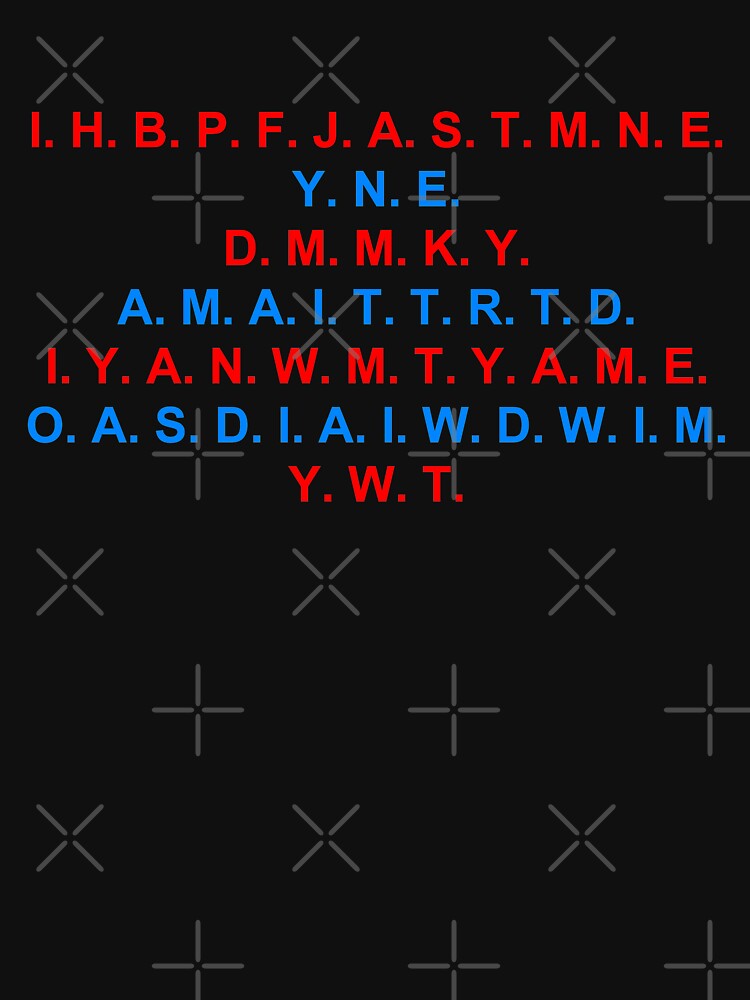 "Peace, Freedom, Justice, and Security-Blue/Red" Essential T-Shirt for ...