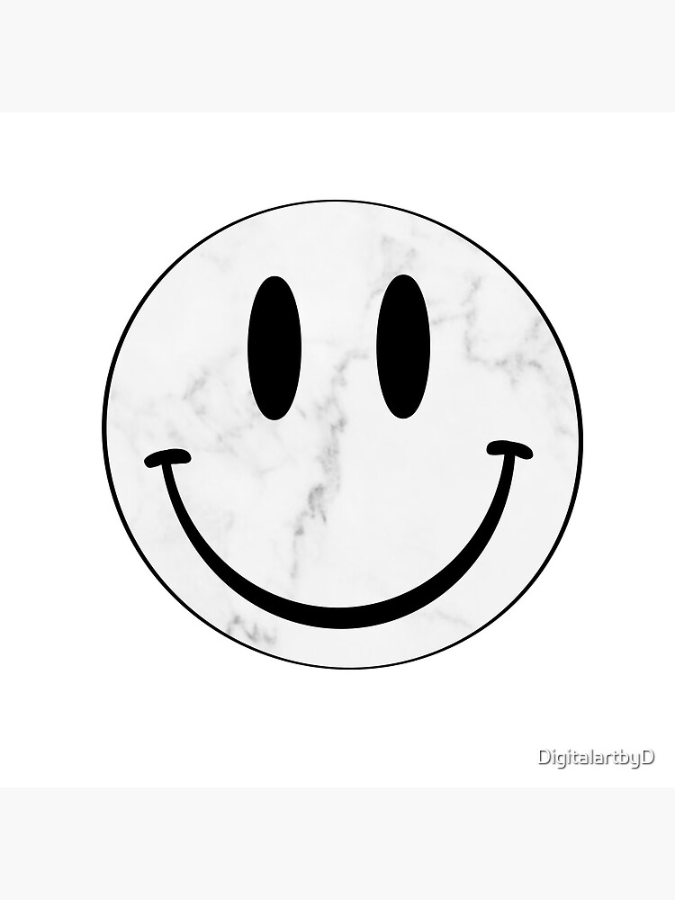 "Marble Smiley Face " Poster for Sale by DigitalartbyD | Redbubble
