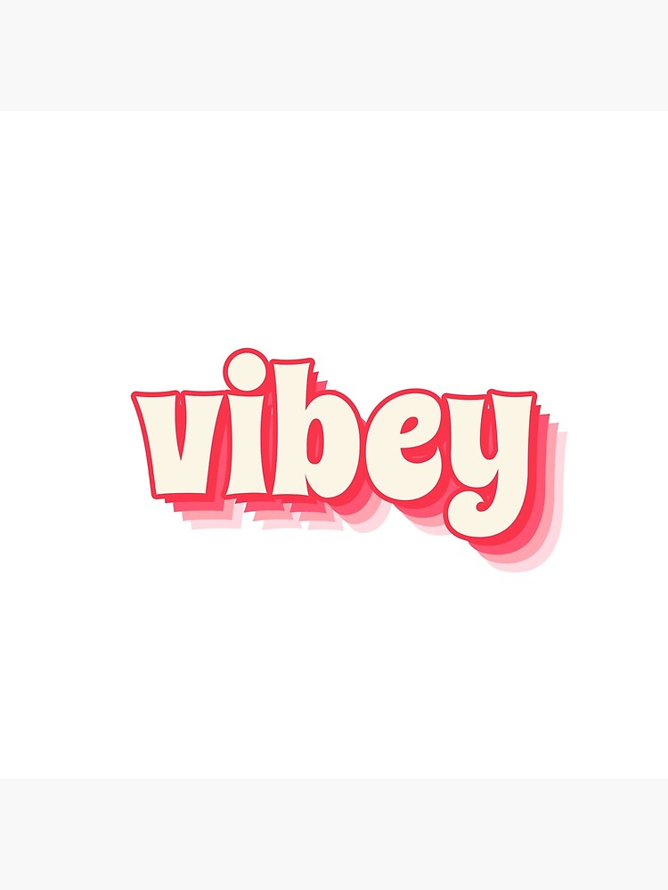 "vibey in pink" Poster by epresbe | Redbubble