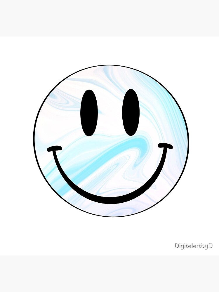 "Marble Smiley Face " Poster by DigitalartbyD | Redbubble