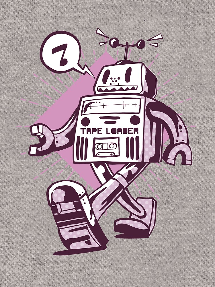 "Tape Bot" Lightweight Hoodie for Sale by amirdaghmous | Redbubble