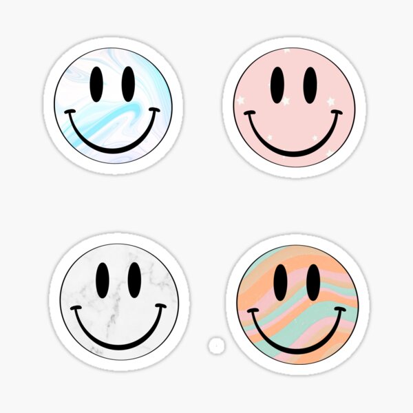 "Smiley Face Sticker Pack" Sticker for Sale by DigitalartbyD | Redbubble