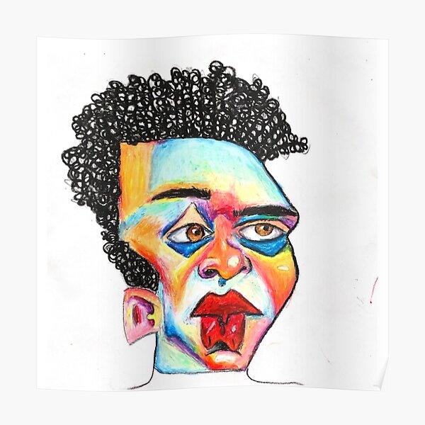 "The Abstract Man" Poster for Sale by chantellebadhan | Redbubble