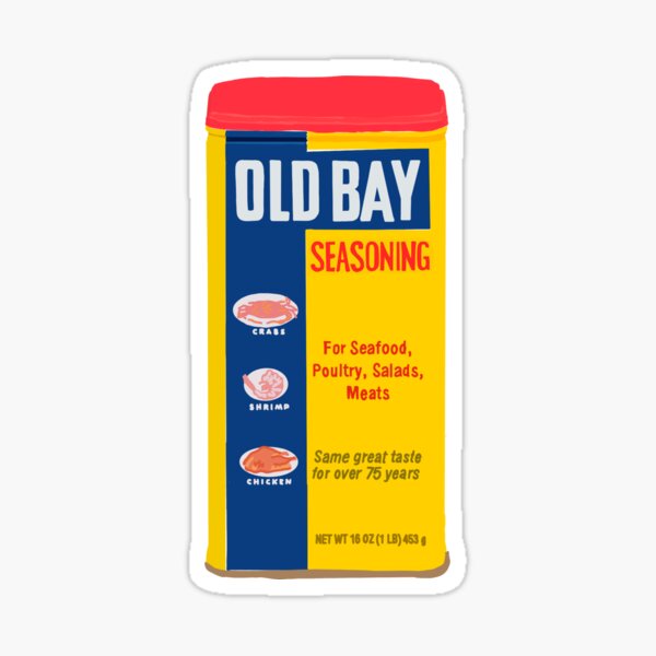 Old Bay Seasoning Stickers | Redbubble