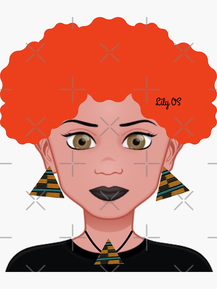 "Abena" Sticker by LilyOS92200 | Redbubble