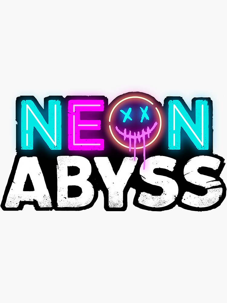 "Neon Abyss Logo" Sticker for Sale by Lai-Tia | Redbubble