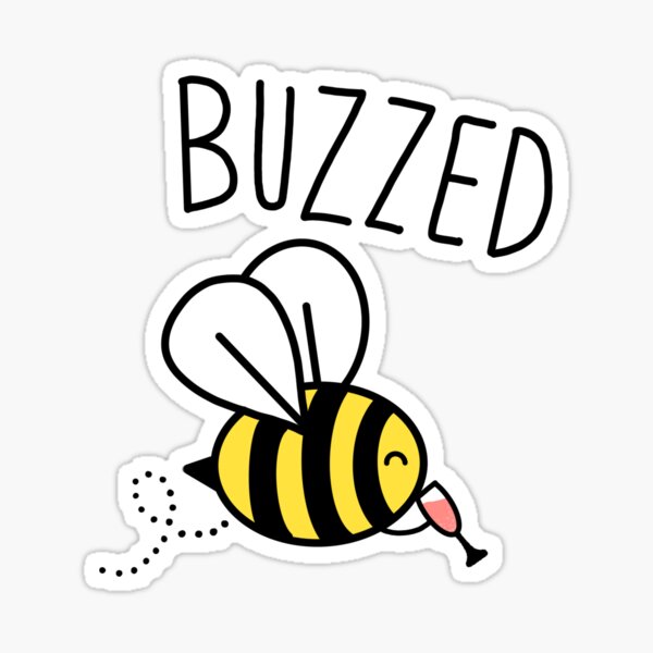 "Buzzed Rose" Sticker by alisam19 | Redbubble