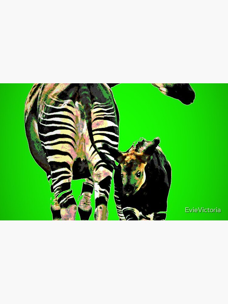 "Okapi and Child" Mug by EvieVictoria | Redbubble