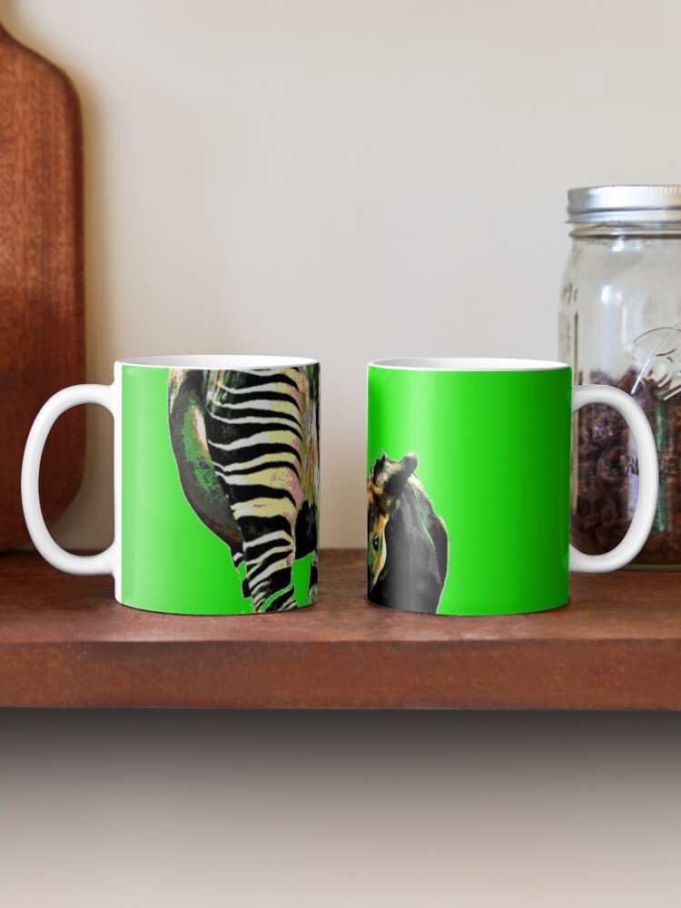 "Okapi and Child" Mug by EvieVictoria | Redbubble