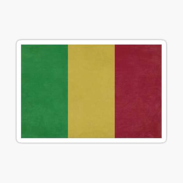 "Mali Flag" Sticker for Sale by LMontgomery | Redbubble